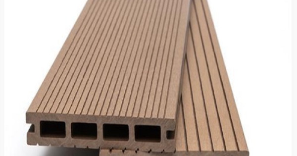 WPC Deck δαπέδου Teak με χτένι 23/140mm