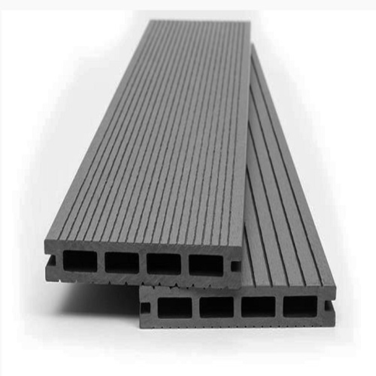 WPC Deck δαπέδου Γκρι με χτένι 23/140mm