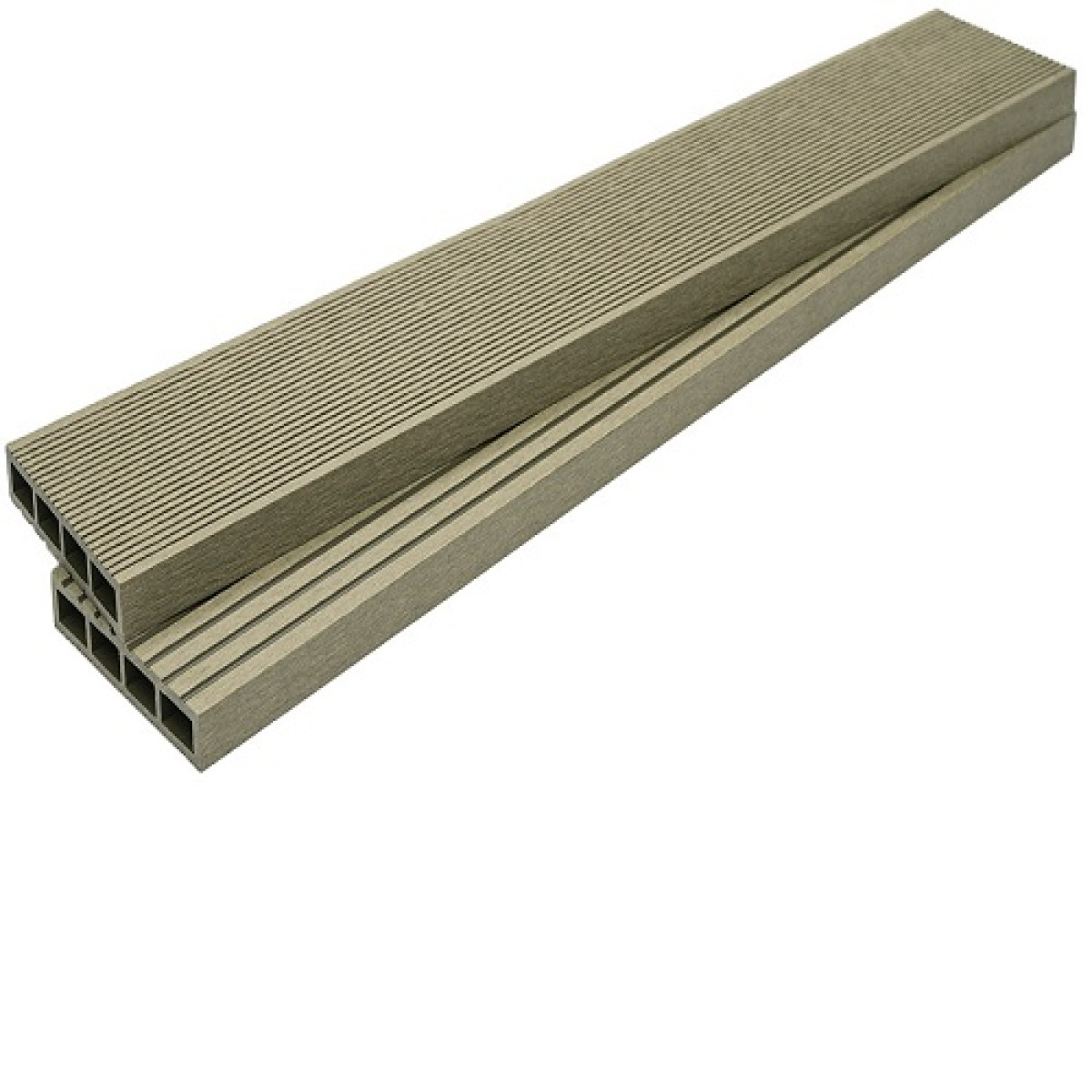 Deck WPC Περίφραξη πράσινο (λαδί) με χτένι 12cm