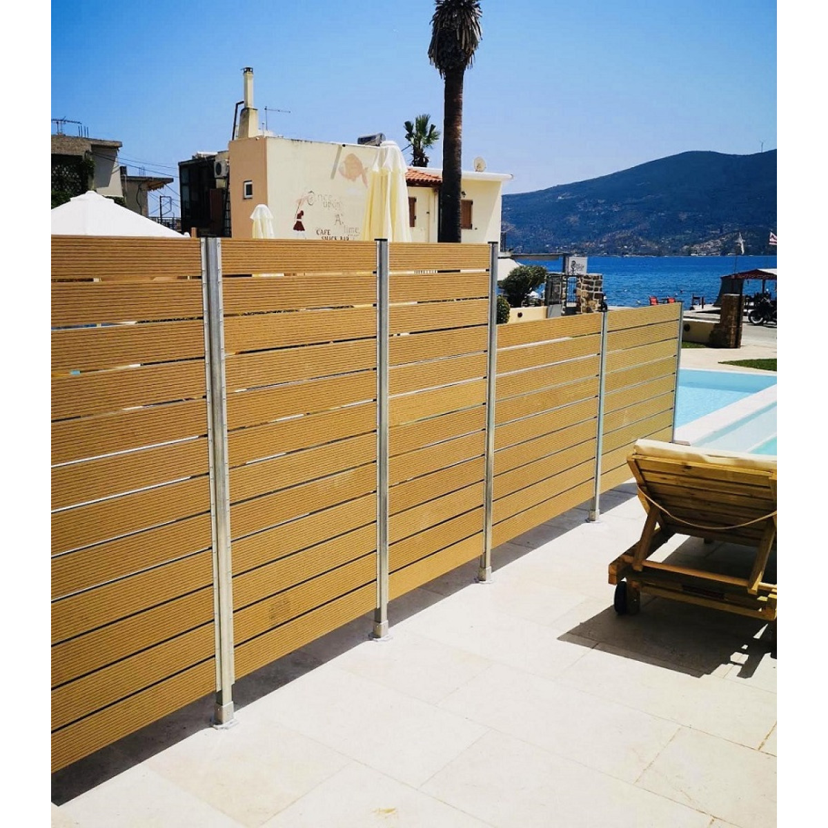 Deck WPC Περίφραξη δρυς 12cm