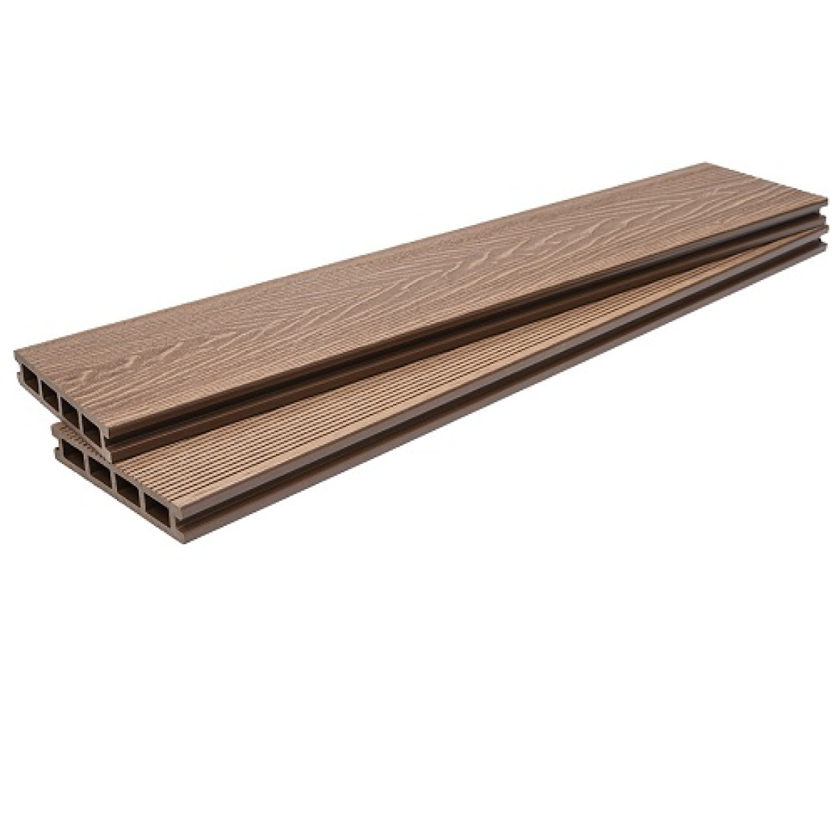 WPC Deck δαπέδου με νερά ξύλου - Teak 25/146mm